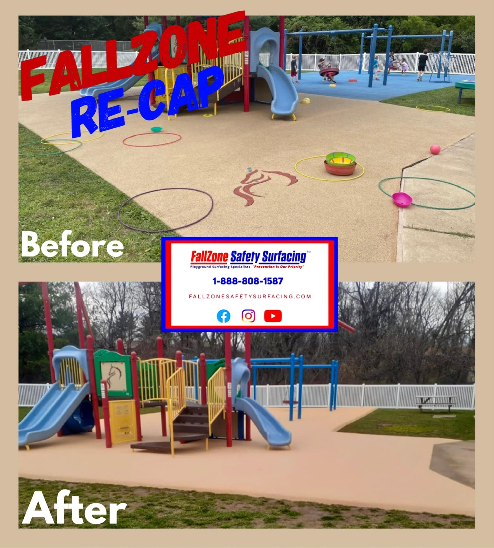 FallZone Re-Cap Playground Safety Surface Horsham Pennsylvania | Fallzone Safety Surfacing