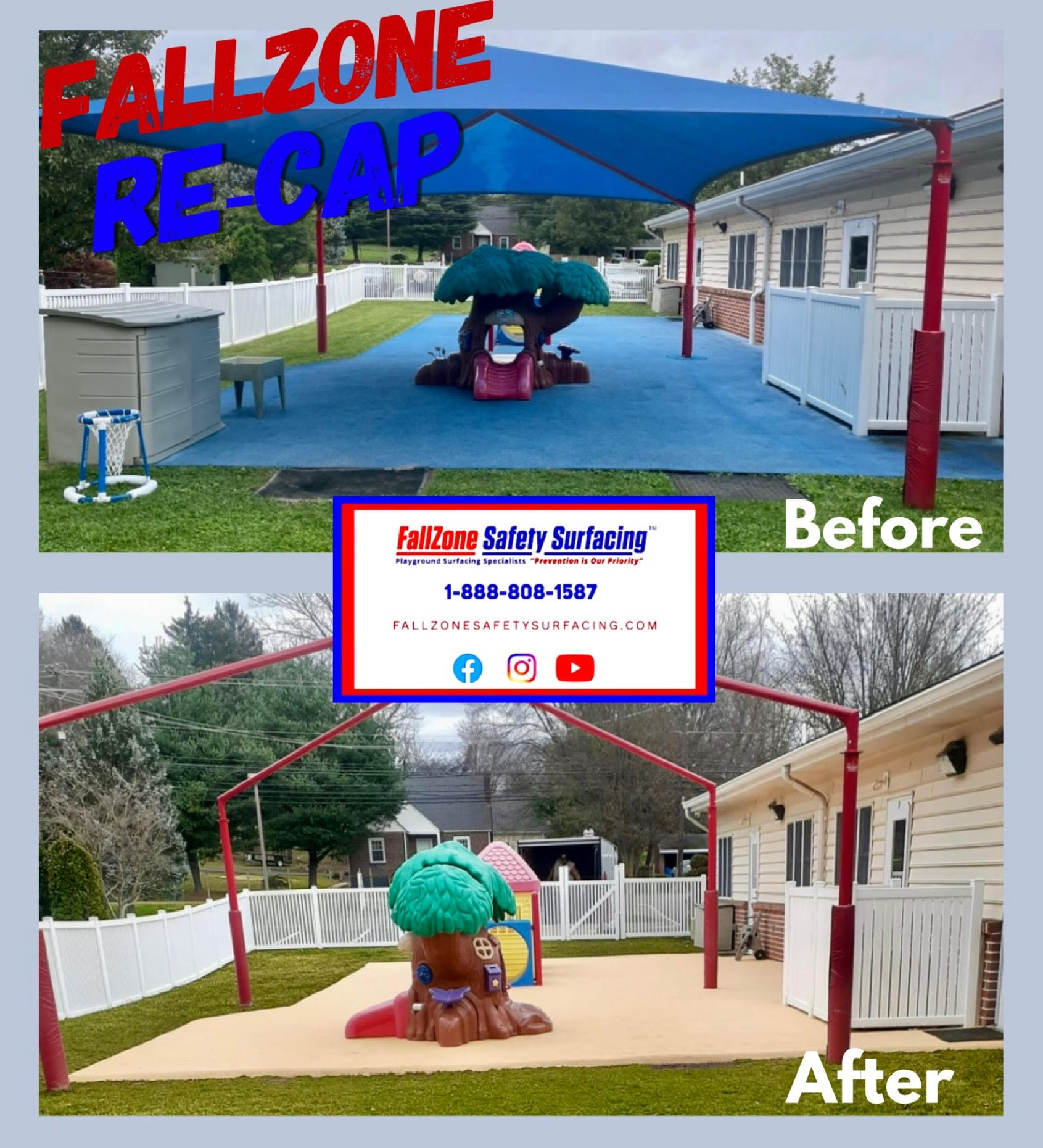 The Goddard School FallZone Recap Playground Surface Pennsylvania | Fallzone Safety Surfacing