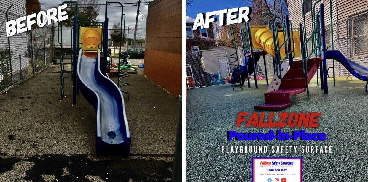 Saint Tabernacle Preschool FallZone Playground Surface Philadelphia | Fallzone Safety Surfacing