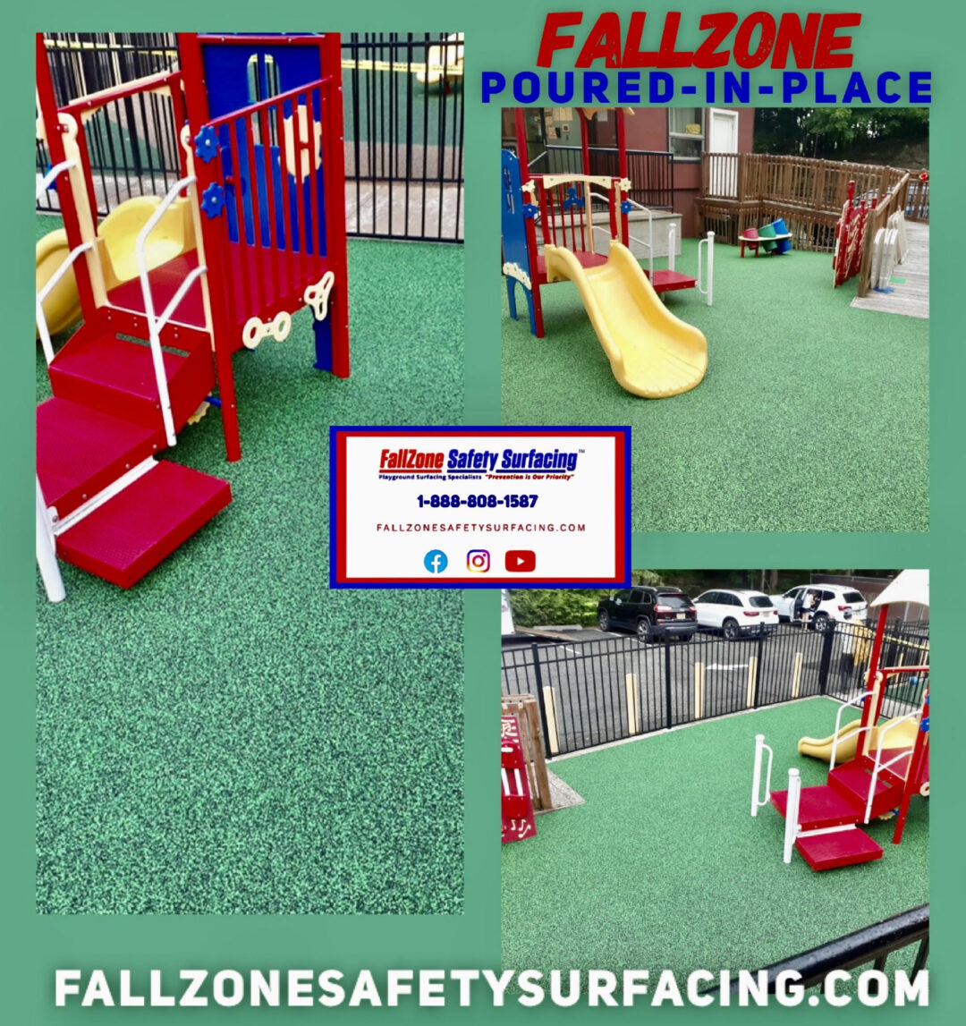 FallZone Playground Surfacing New Jersey FallZone Poured in Place Rubber | Fallzone Safety Surfacing