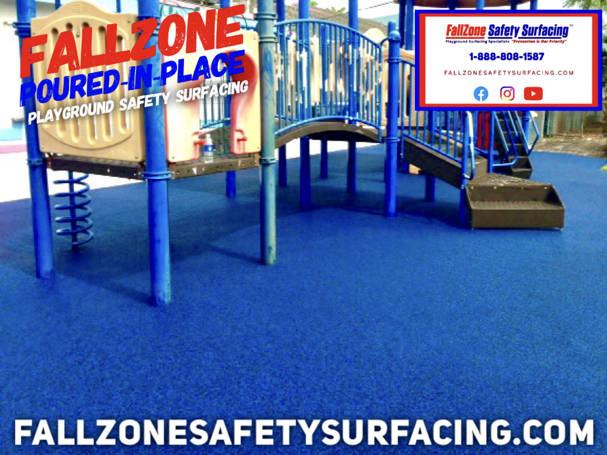 Poured in Place Rubber Playground Surfacing Installations Alabama ...